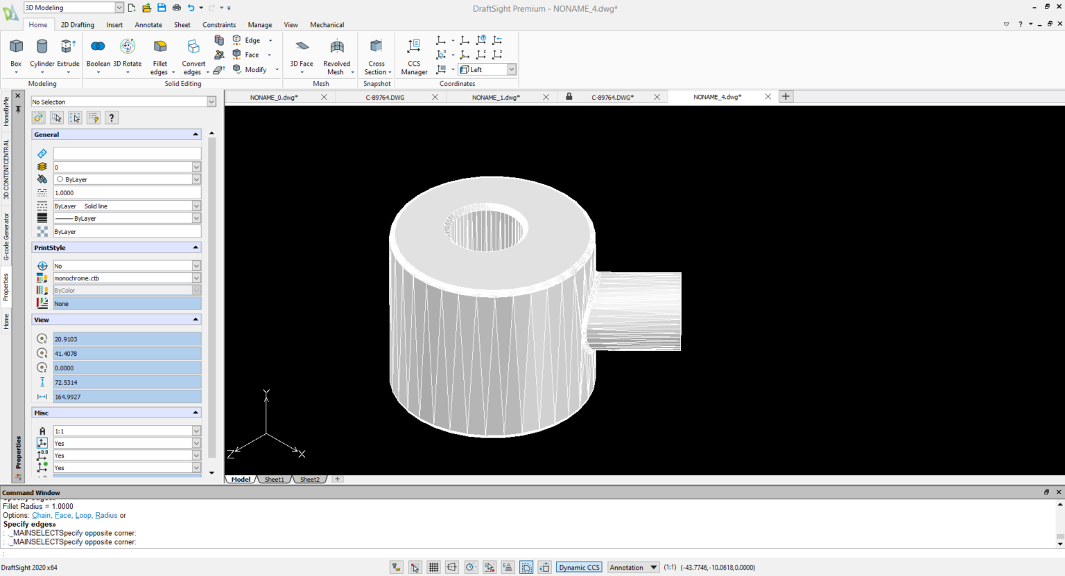 Introduction EP.2 องค์ประกอบและหน้าตาของ DraftSight - Draftsight