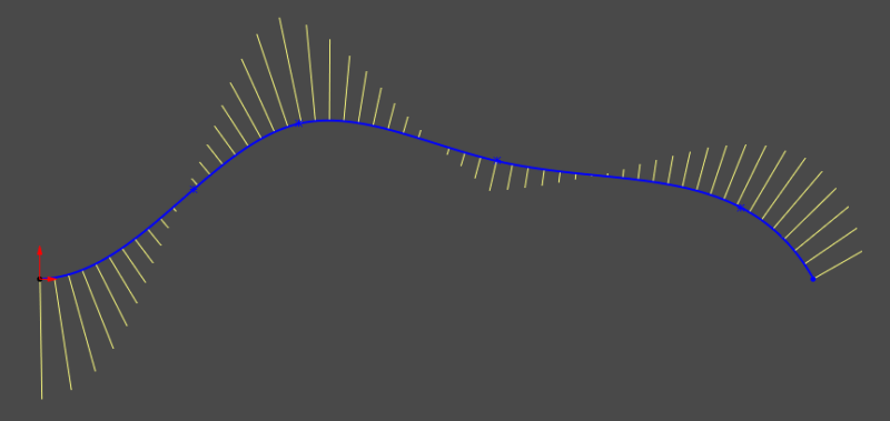 Curvature Comb และ Control Polygon - SOLIDWORKS