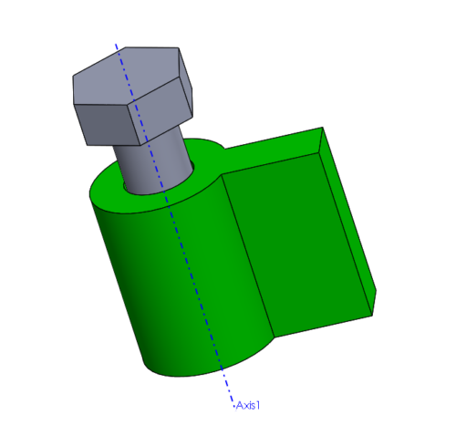 Hinge and Screw Mate - SOLIDWORKS