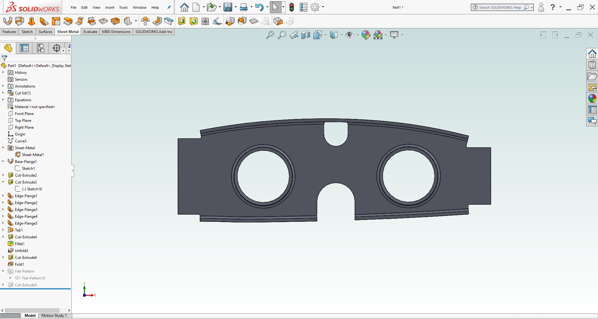 อะไรคือความแตกต่างระหว่าง Unfold และ Flatten - SOLIDWORKS