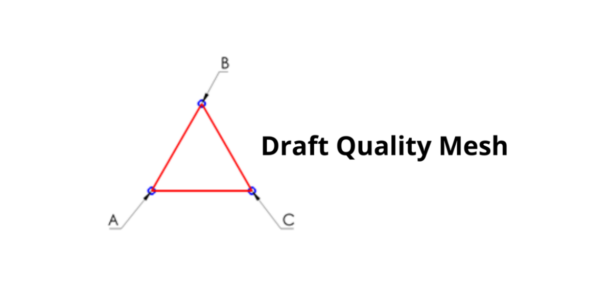 Draft Quality Mesh - SOLIDWORKS