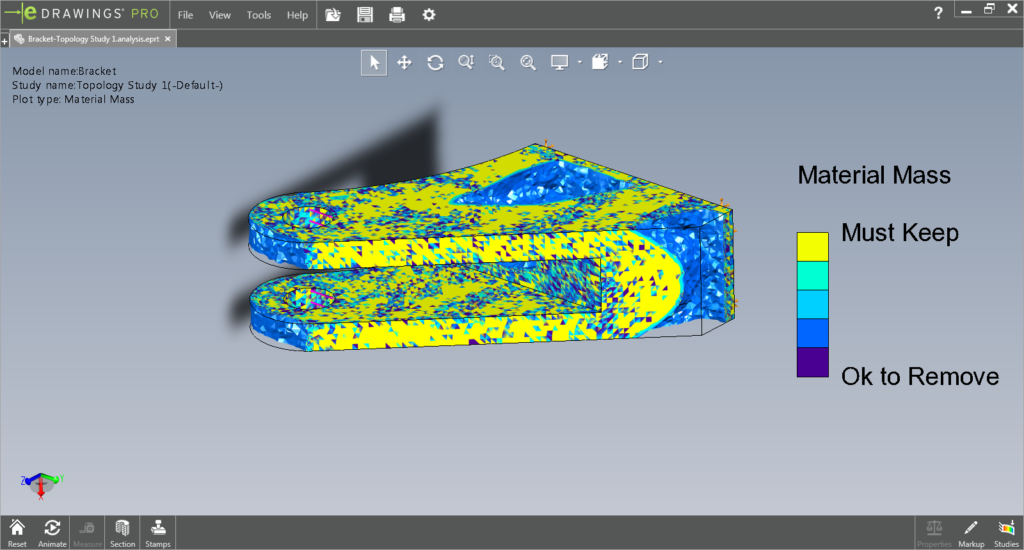 eDrawing กับการแสดงผลจาก SOLIDWORKS Simulation - SOLIDWORKS