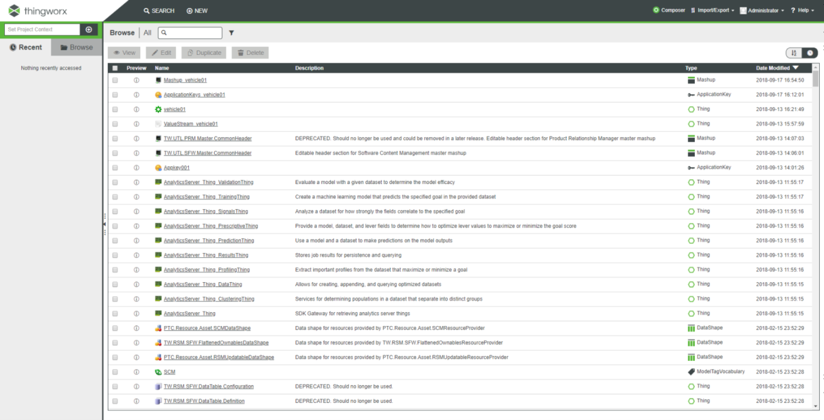 แนะนำ ThingWorx Composer และโครงสร้างใน ThingWorx - MetroThingworx